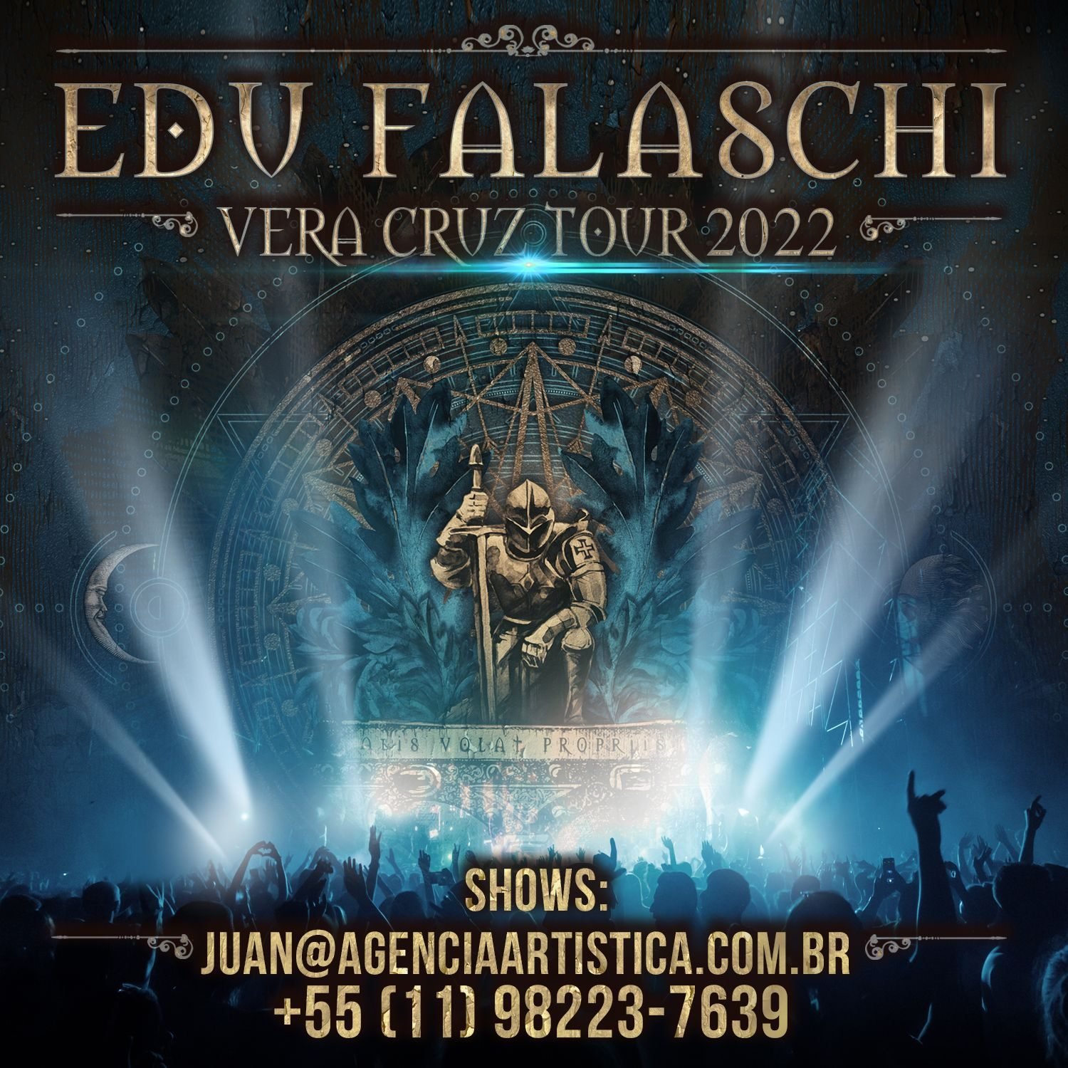 Edu Falaschi anuncia turnê tocando “Vera Cruz” e “Rebirth” na íntegra
